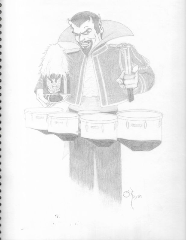 Blue Devil In Scott Rs Things I Drew Comic Art Gallery Room