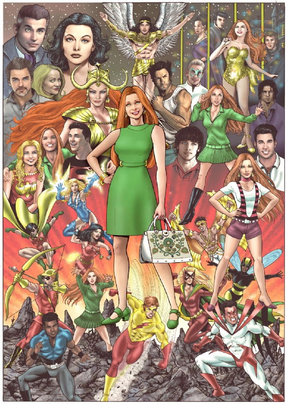 Lilith In Alex Garcias Titans Comic Art Gallery Room