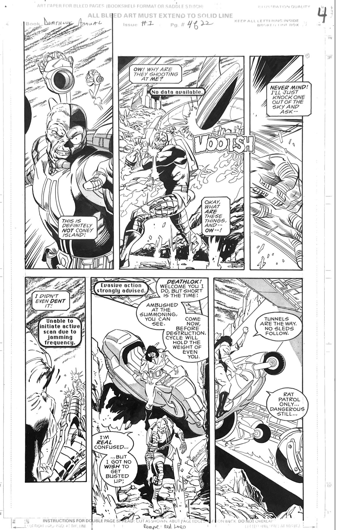 Jackson Guice Palmiotti Deathlok Annual 1 In Jimmy Palmiottis