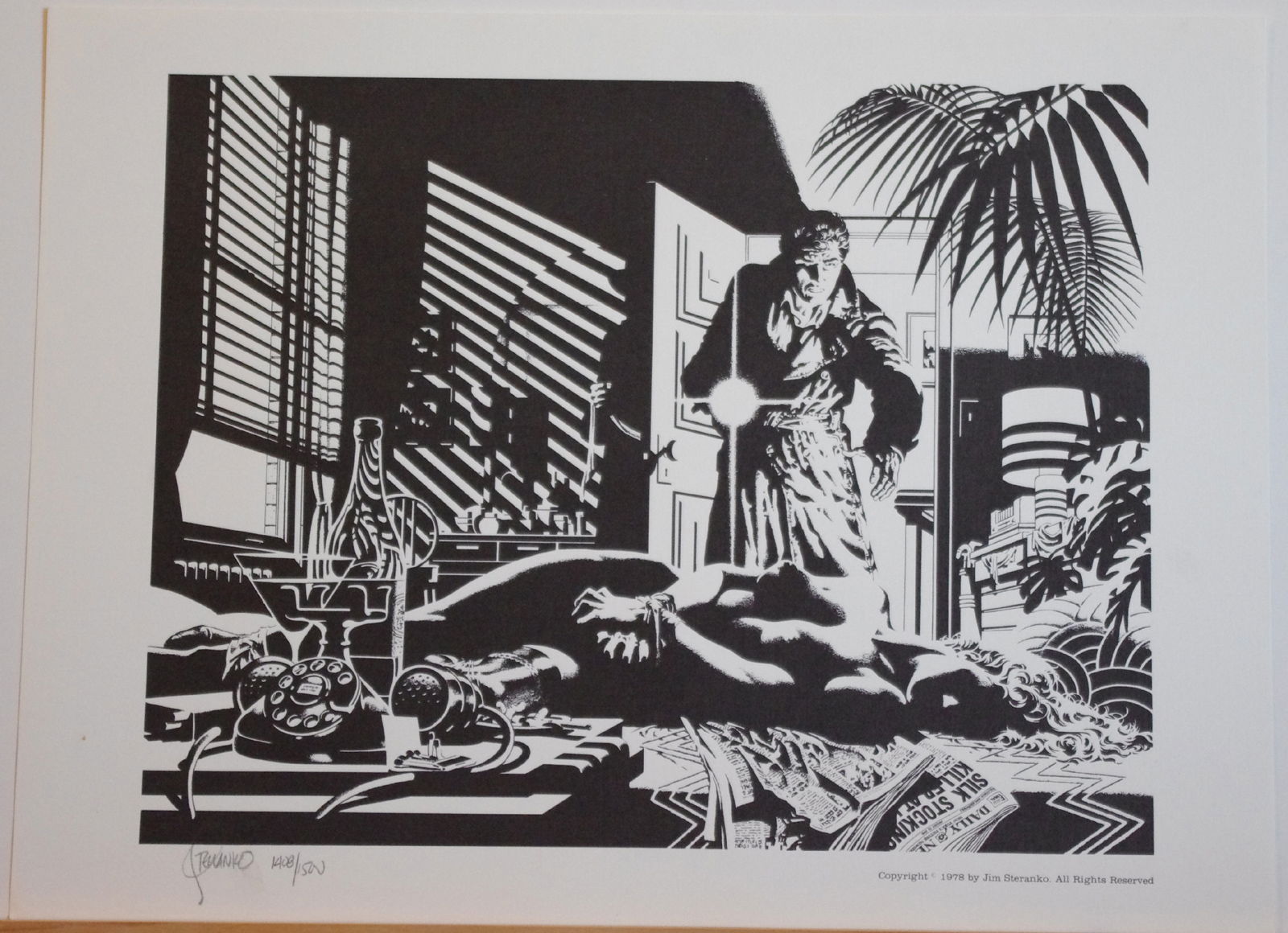 Comic Art Shop High Quality Comicss Comic Art Shop Jim Steranko Print Nudity Nm1978