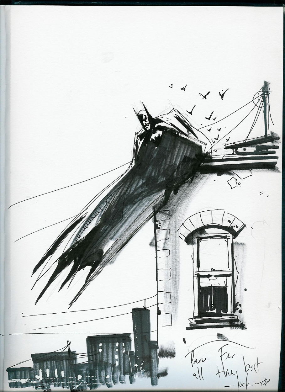 Batman Jock In Fernando Rodriguezs Convention Sketches Comic Art Gallery Room