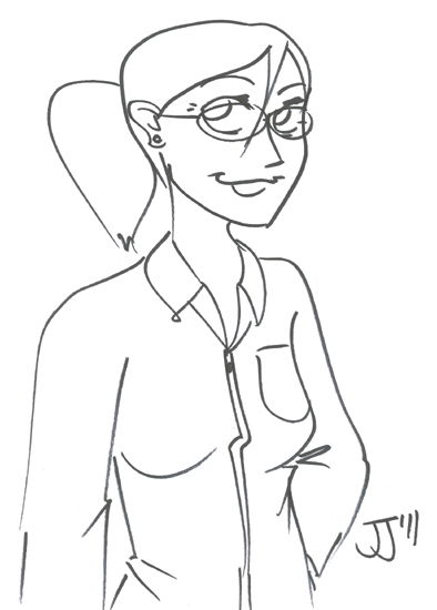 Questionable Content Veronica Reed As Martens Mom By Jeph Jacques Eccc 2011 In Donald Munsell