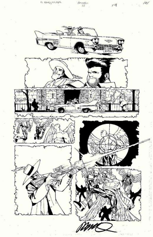Crimson 13 Pg 4 By Humberto Ramos In Travis Coxs Travis Comic Art Comic Art Gallery Room