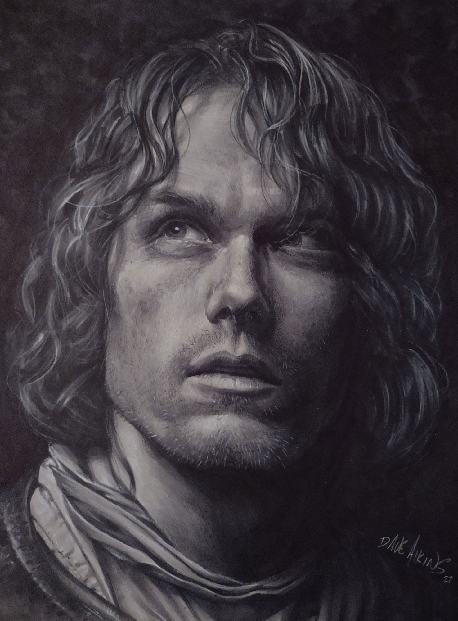 Jamie Fraser Commission In Misty And Kristy Pucketts Television